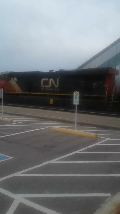 CN 2561 East Passing By Coburg VIA Station In Coburg Ontario 06/02/24 - YouTube