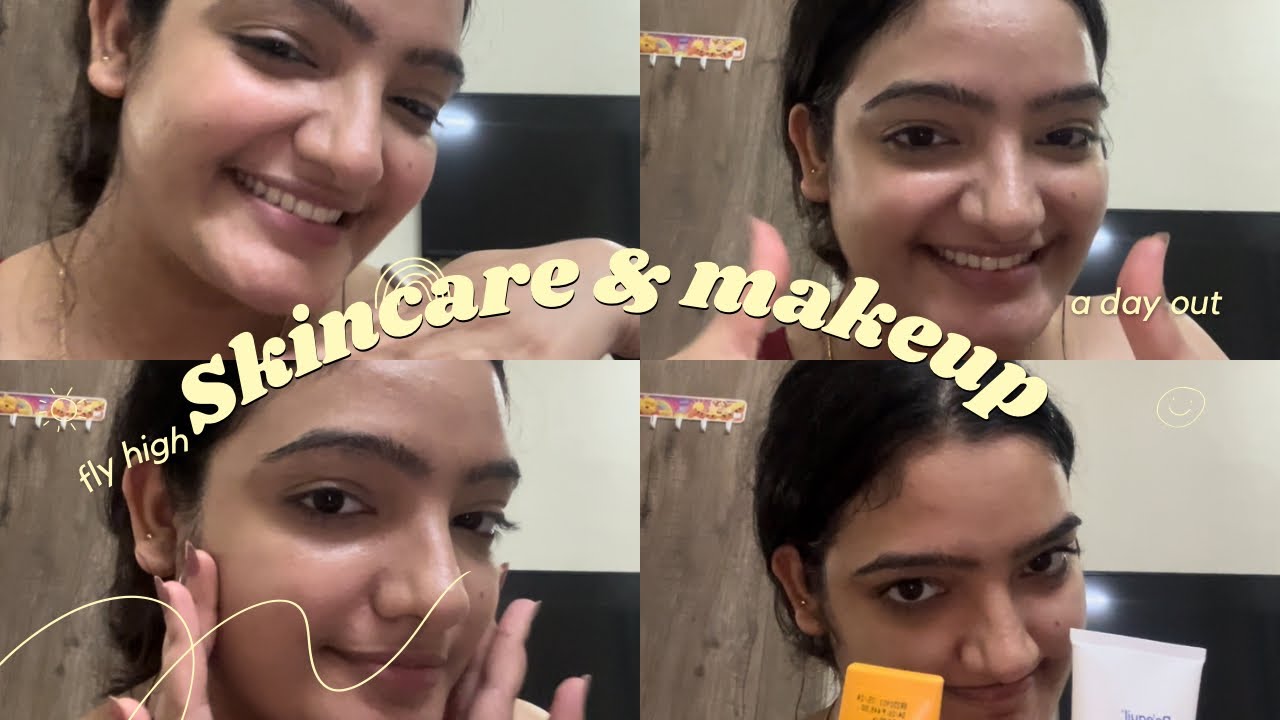 GRWM - My skincare and makeup routine before going out - YouTube