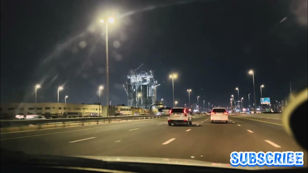 Dubai road night view 🇦🇪🇦🇪@LitonMallik-m5u - YouTube