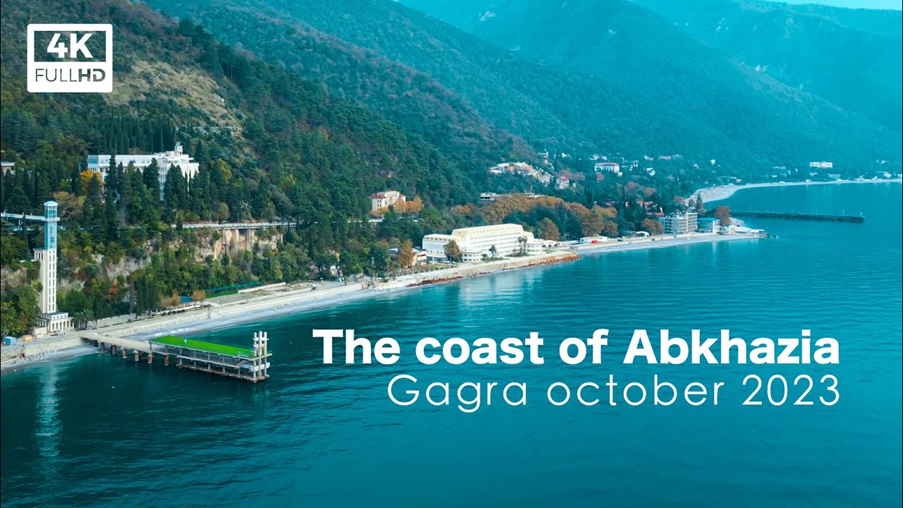 The coast of Abkhazia/ Gagra october 2023 /ART LIFE - YouTube
