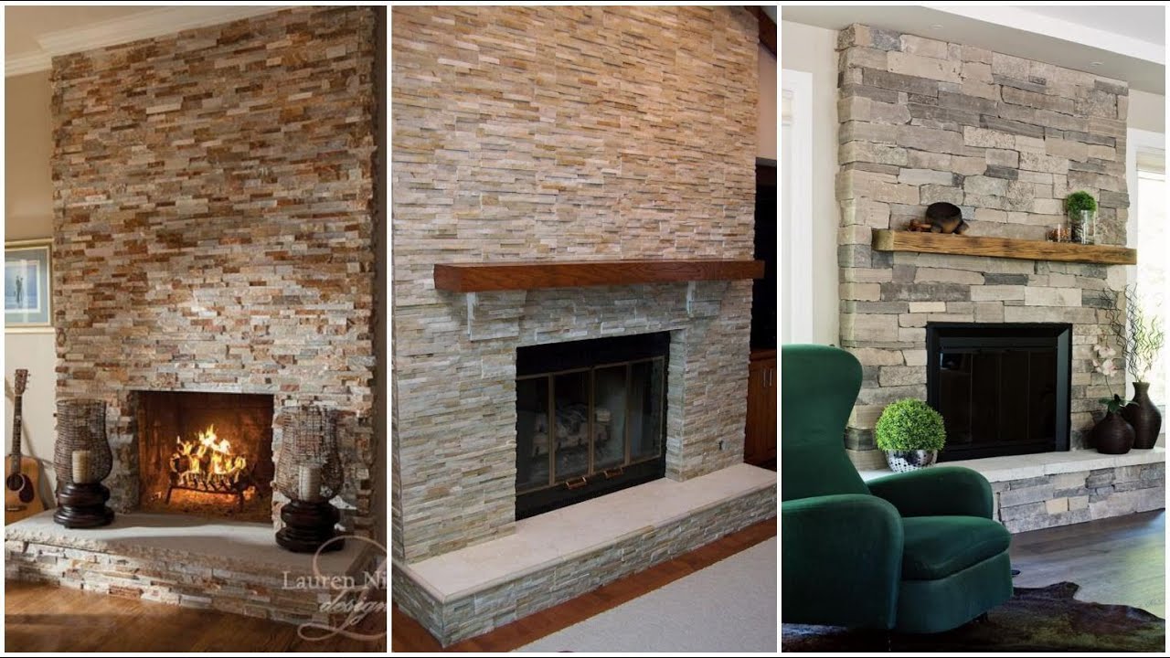 20+ Best Stone Fireplace Ideas Designs 2024 | Living Room Interior With ...