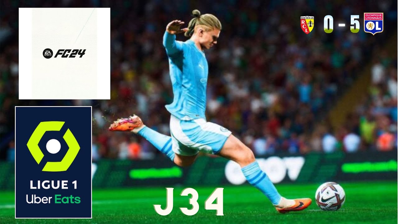 FC 24 PS5 3ème Saison #66 LENS - OL (0-5) Ligue 1 J34 - YouTube
