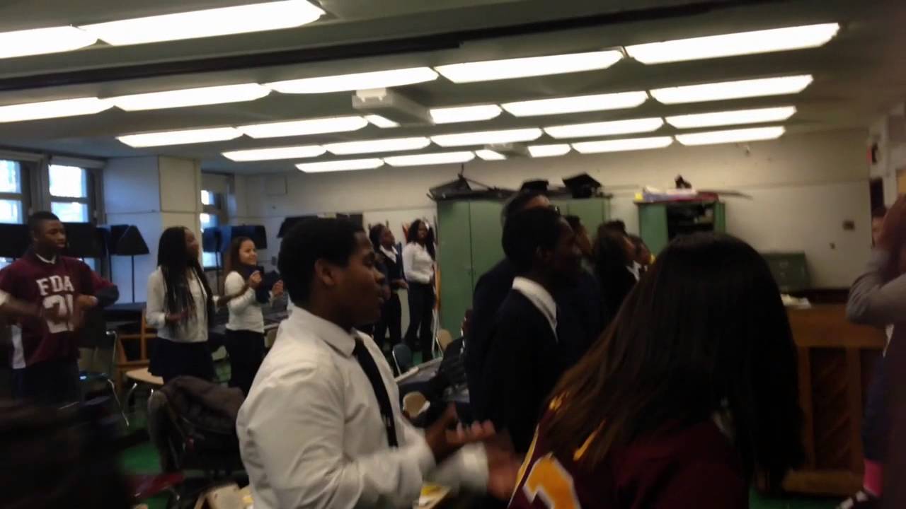 The FDA 1 Harlem Vocal Ensemble Pep Rally Performance - YouTube