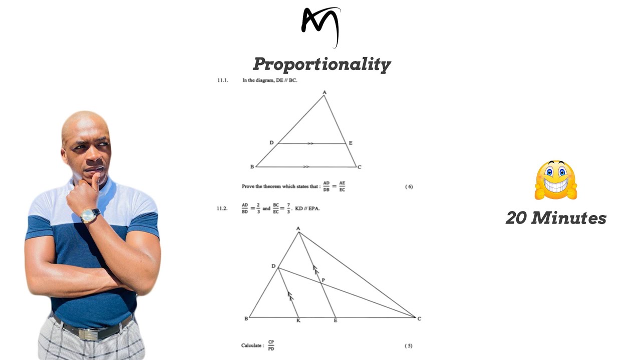 Grade 12 Euclidean Geometry Proportionality Theorem Mathsbuddies