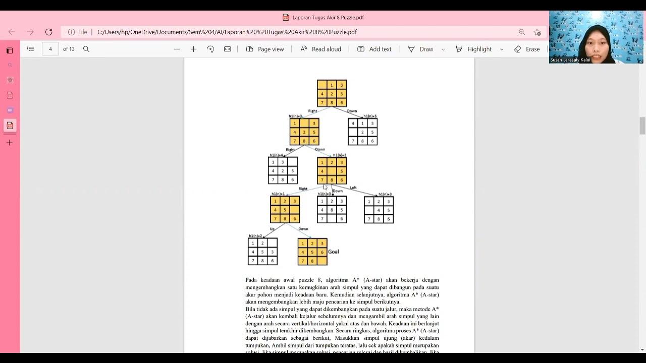 Artificial Intelegent "8 puzzle menggunakan algoritma A* dalam bahasa ...