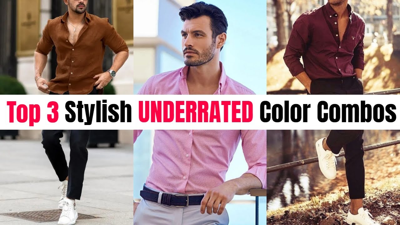 Top 3 Stylish UNDERRATED Color Combinations For Men 2025 | Mens Fashion ...