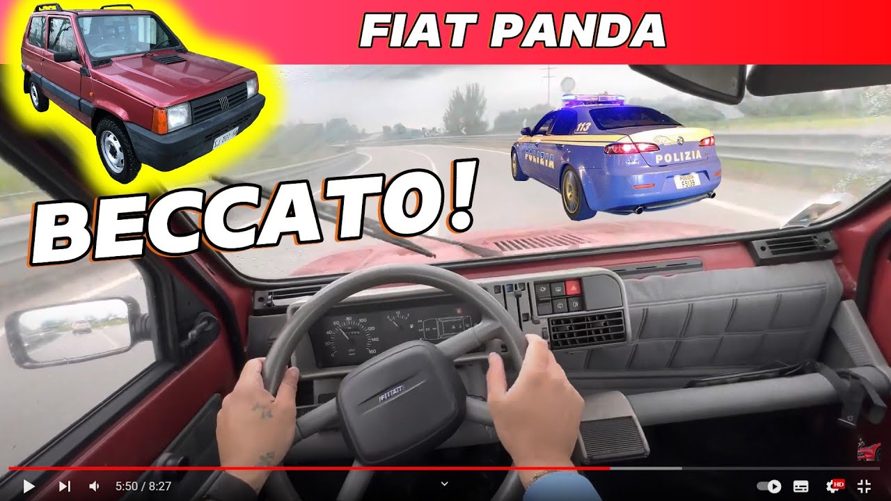 FIAT PANDA 900 YOUNG POV TEST DRIVE 0-100 KM/H - YouTube