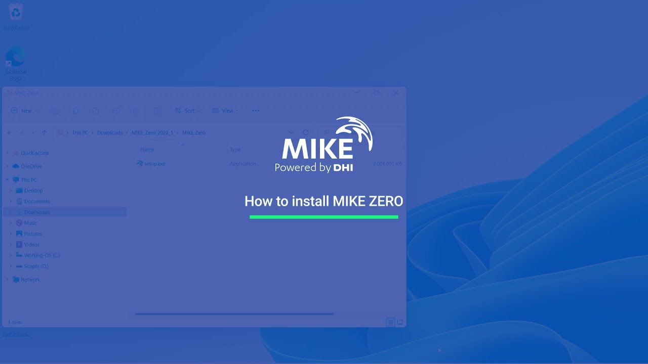 How to install MIKE Zero - YouTube