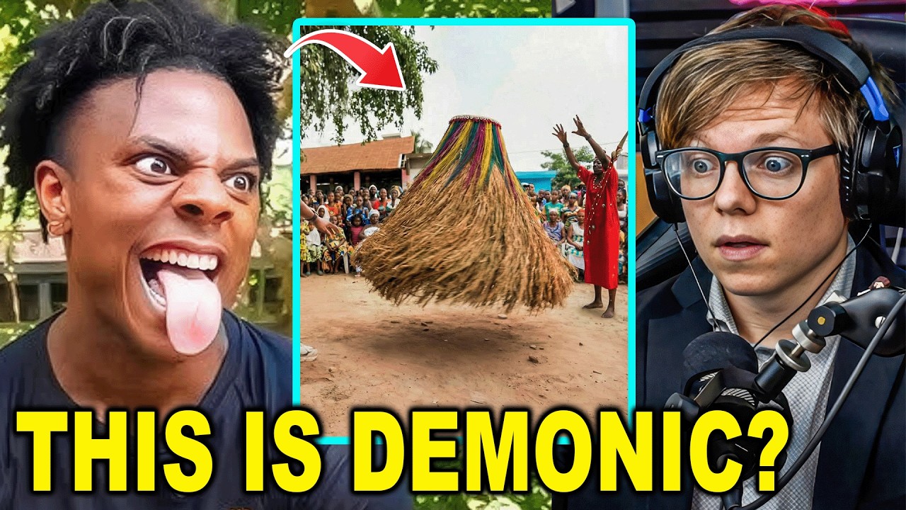 IShowSpeed Visits Demonic Dancing Straw Dolls And It's Disturbin - YouTube