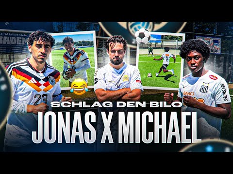 SCHLAG DEN BILO VS MICHAEL X JONAS 😳⚽️ KÖNNEN SIE MICH SCHLAGEN?