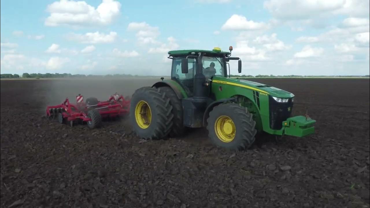 2024 Zöldborsó tarló tárcsázás John Deere 8270r és Horsch Joker 6RT! - YouTube