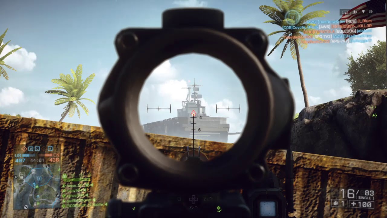 BF4 CARRIER SNIPER - YouTube