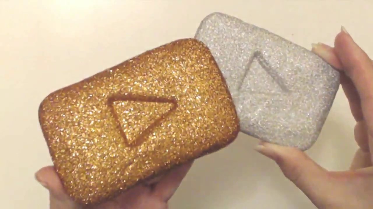 YouTube Gold Silver play button. - YouTube