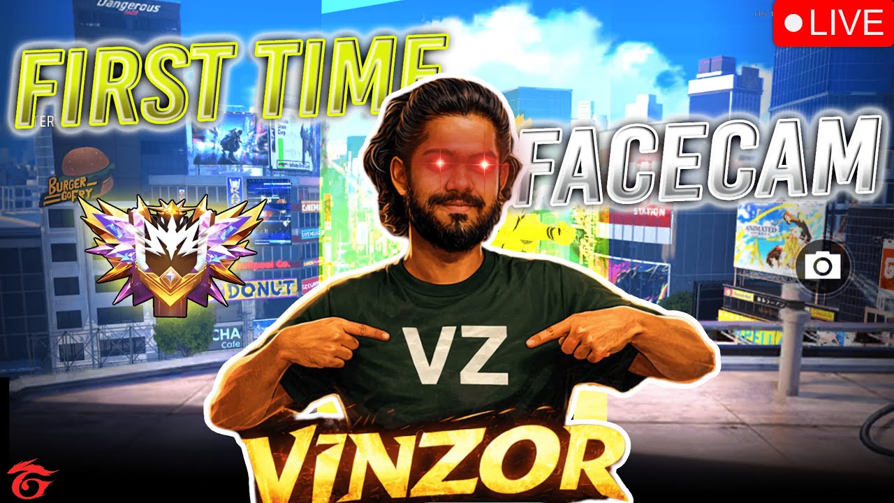 VINZOR LIVE 🔴 | Free Fire Customs with Subscribers | Free Fire Ranked ...