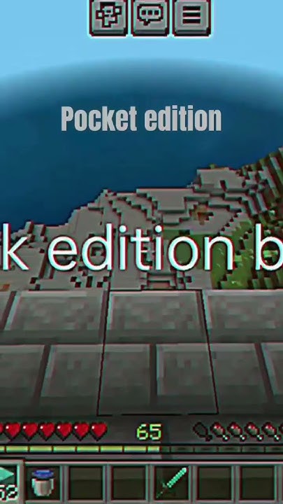 Minecraft pocket edition😎 versus Java edition😩 - YouTube