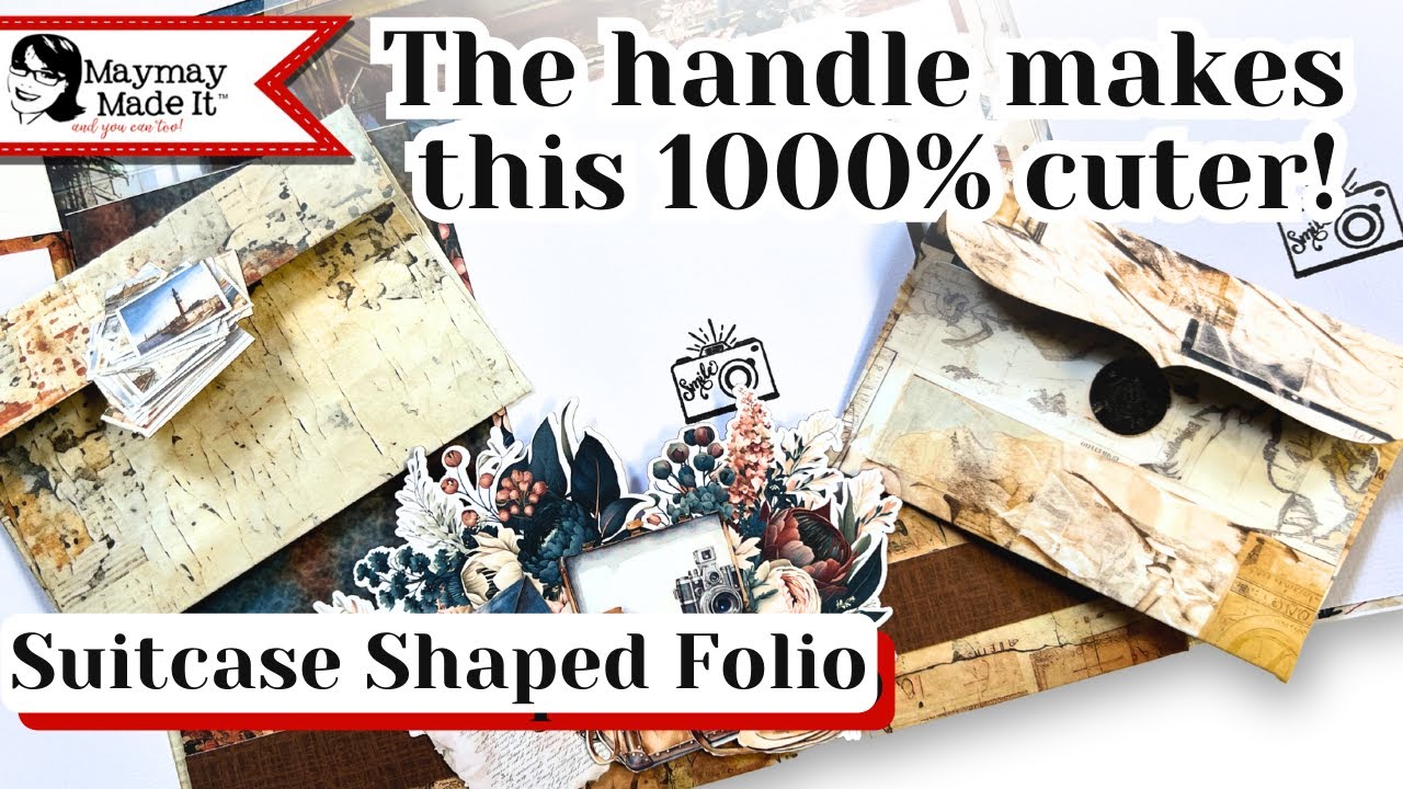 Fun Fold Folio Photo Tower Editions Bonus: Adding a handle to a folio ...