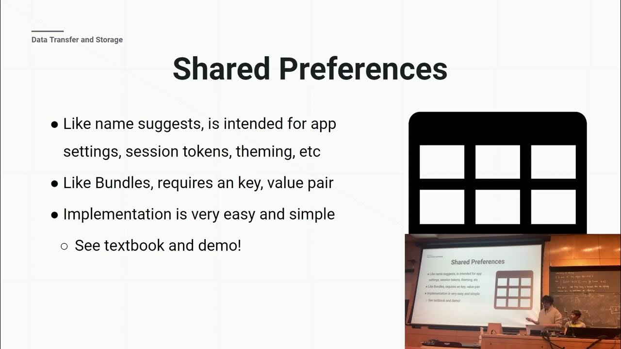 Intro to Android Development: Lecture 6 - Networking & Persistent Storage - YouTube