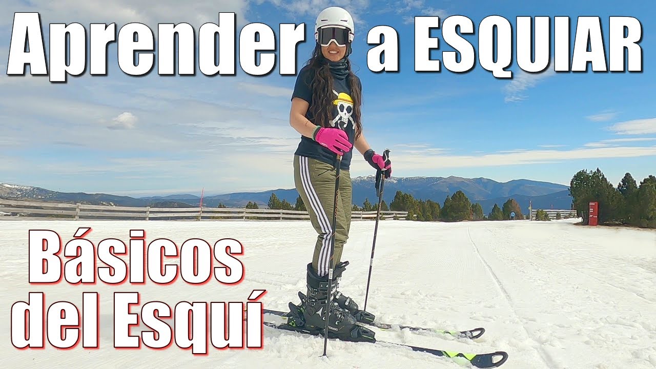 Cómo APRENDER a ESQUIAR 🎿 Conceptos Básicos del Esquí - YouTube