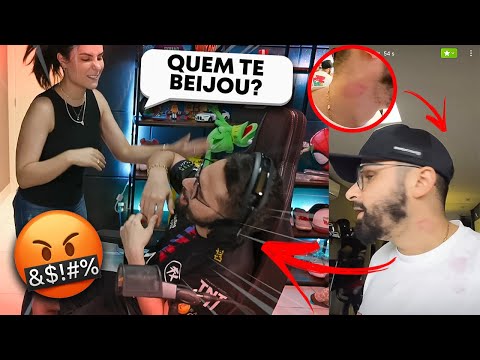 TROLLEI MINHA ESPOSA COM UMA MARCA DE BEIJO NO PESCOÇO E ME ARREPENDI