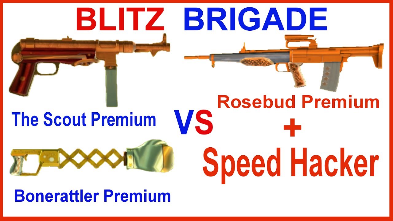 Blitz Brigade | Soldier | The Scout Premium Vs Rosebud Premium, Speed ...