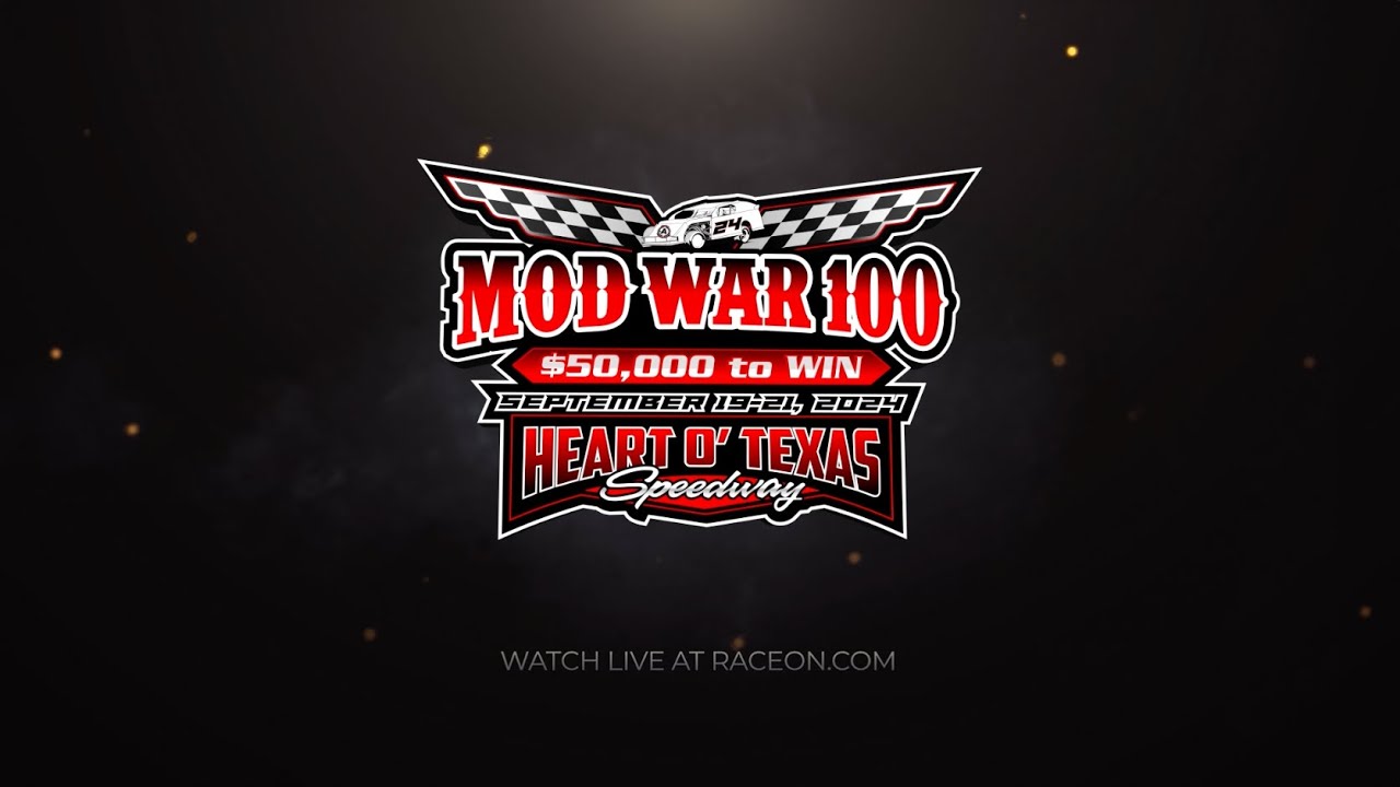 $50,000 TO WIN | Mod War 100 at Heart O' Texas Speedway on September 19 ...