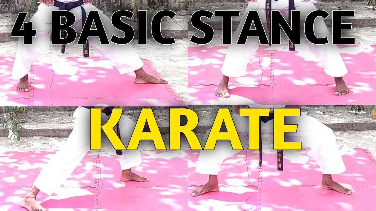 FOUR BASIC STANCE OF KARATE | KIBA DACHI | SIKO DACHI | ZENKUTSU DACHI ...