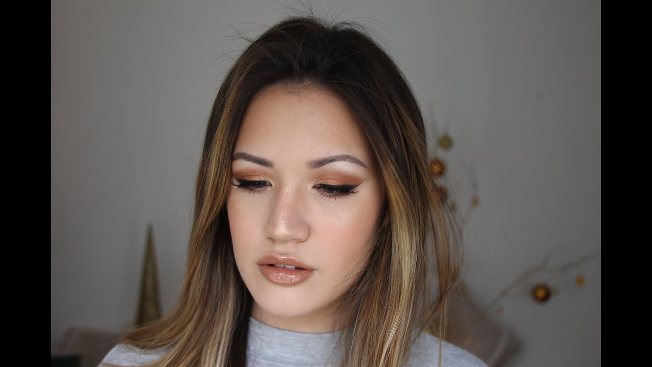 Glowing Bronze Prom 2016 Makeup Look - YouTube