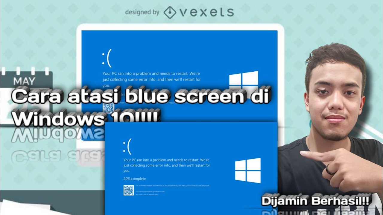 Cara Mengatasi blue screen pada Windows 10 dengan benar💻👍 - YouTube