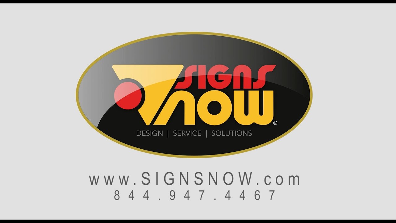 Signs Now: The Experts in Signage - YouTube