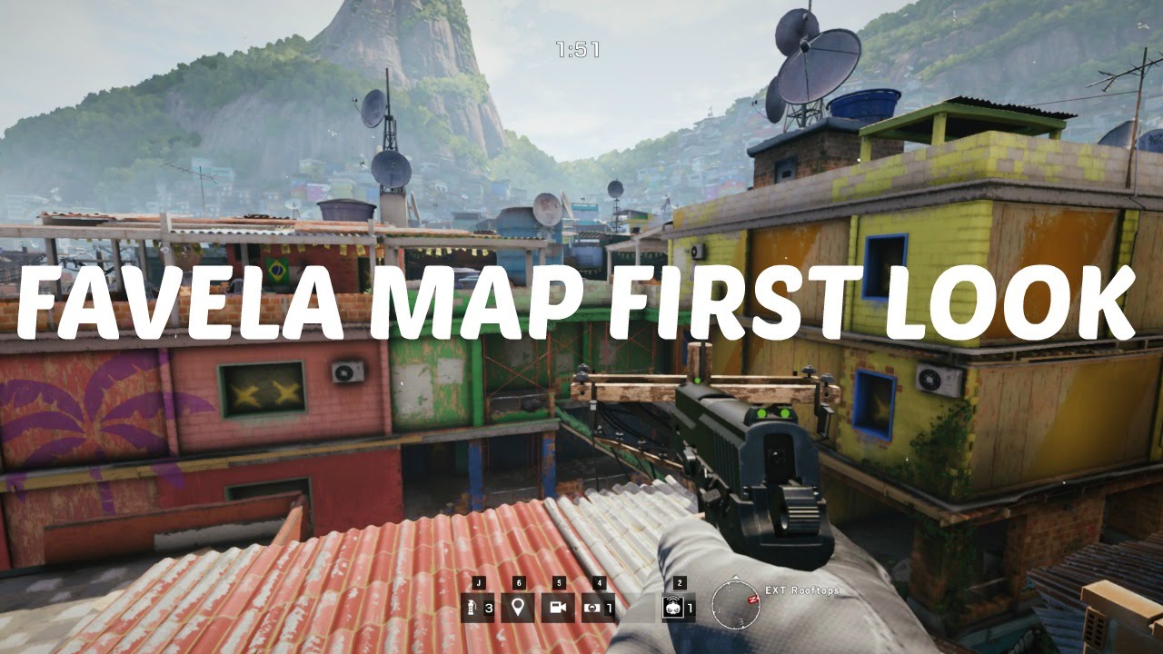 NEW Map in Rainbow Six Siege, Favelas First Look! - YouTube