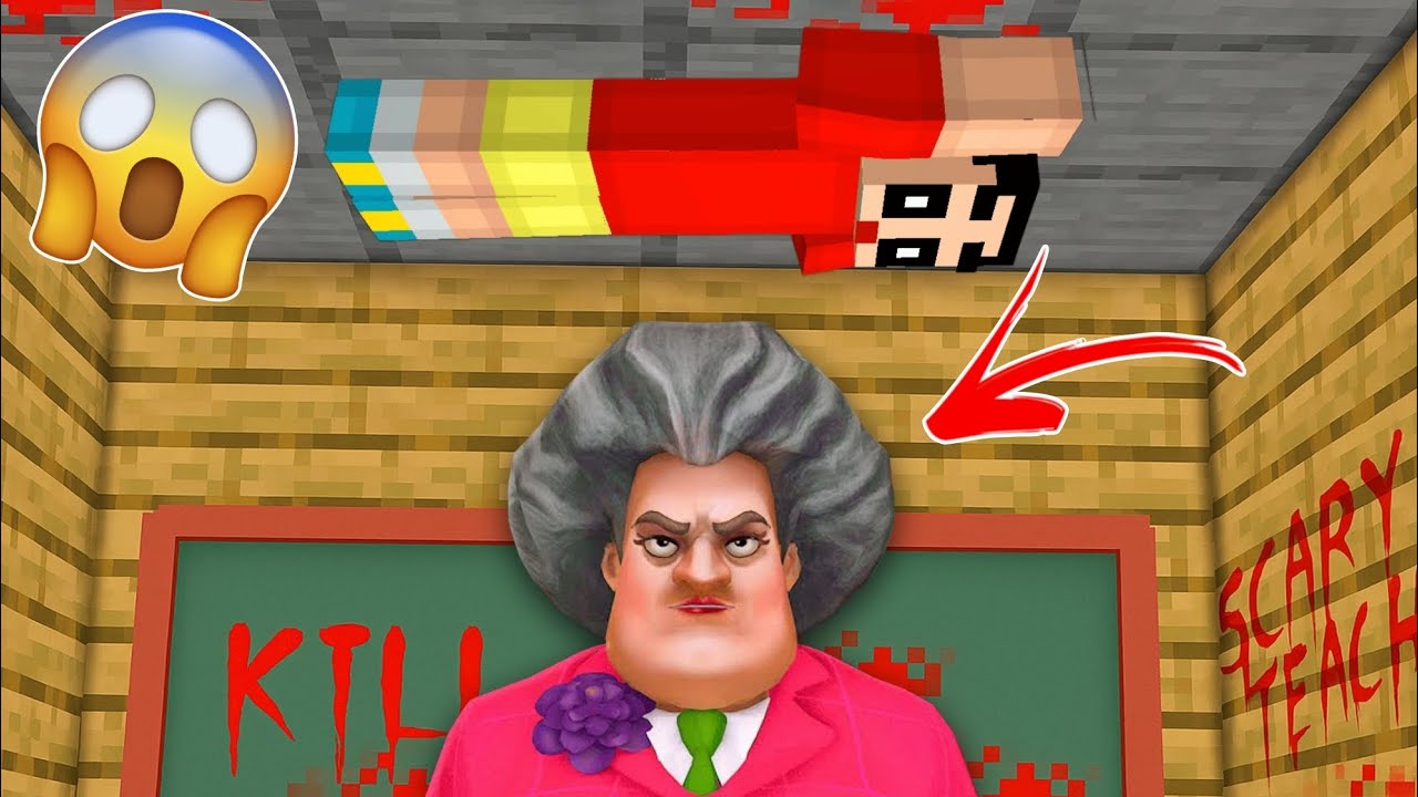 CAN I ESCAPE FROM SCARY TEACHER IN MINECRAFT 😱 - YouTube