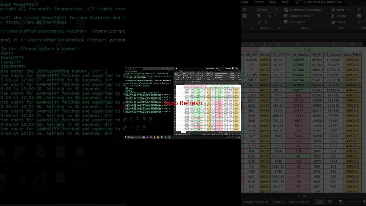 Import NSE Option Chain Data Into Excel Using Python nseoptionchain Import NSE Option Chain Data Into Excel Using Python nseoptionchain