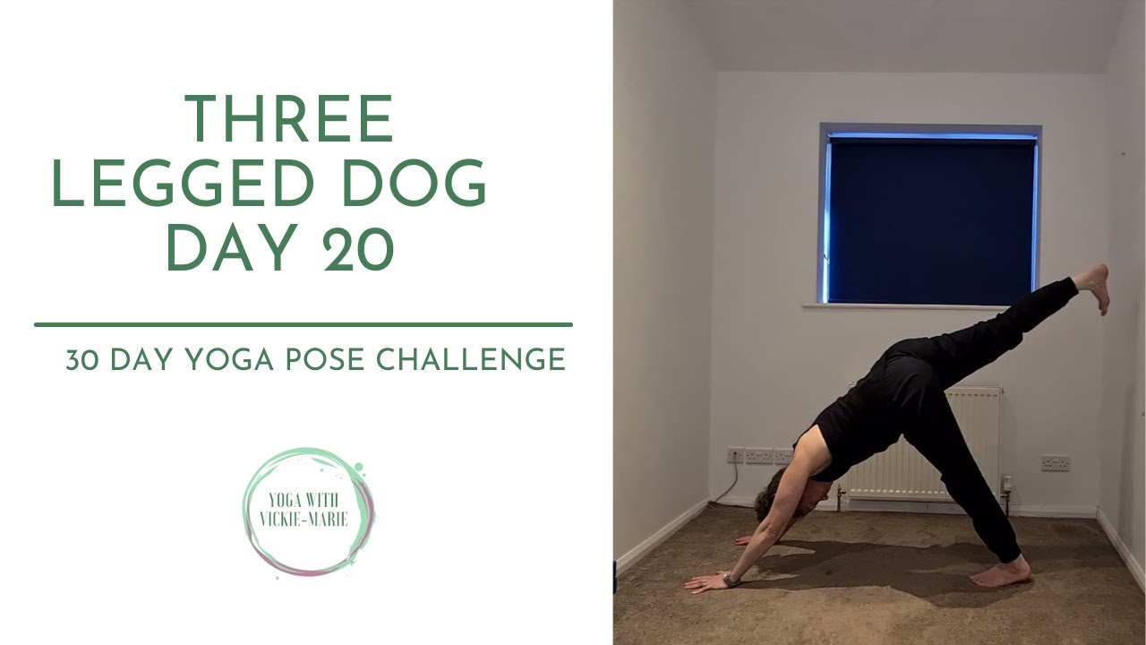 30 Yoga Pose Challenge - Day 20 -Three Legged/Tripod Dog - How To- # ...