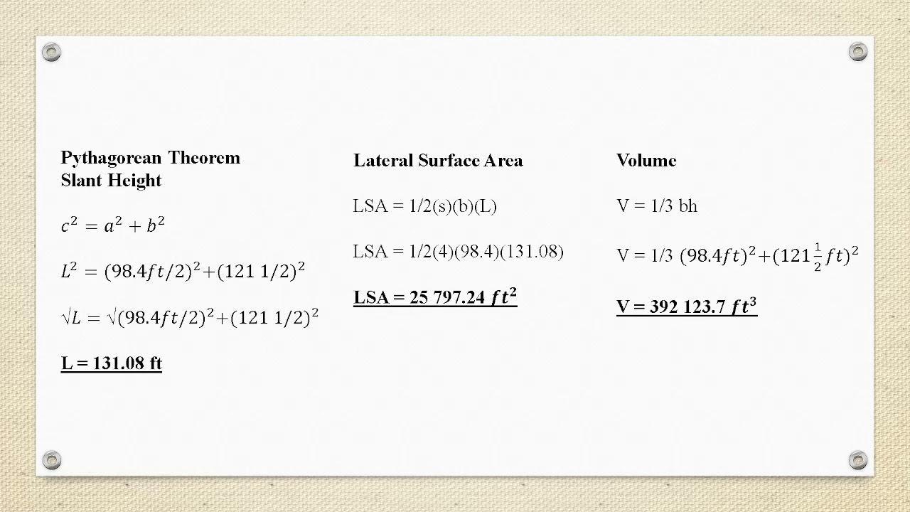 SOLID MENSURATION PYRAMID AND CONE - YouTube