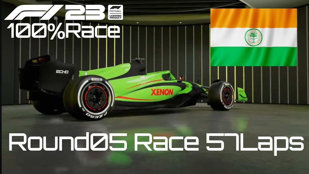 HETAKUSO【F1 23】100% R05 MiamiGP Race 57Laps - YouTube