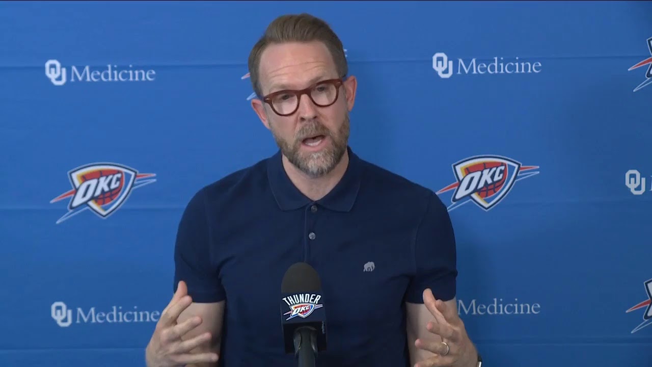 Thunder: Sam Presti Preseason Press Conference - YouTube