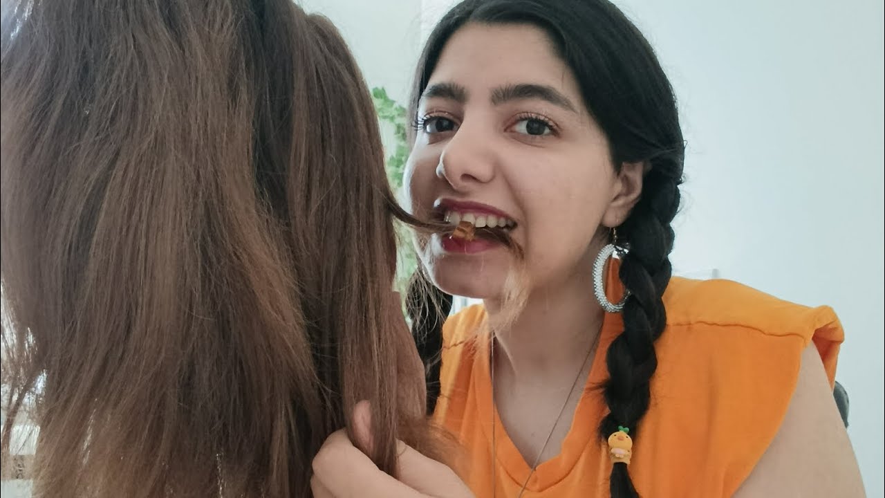 ASMR roleplay | eating lice off of your hair - YouTube