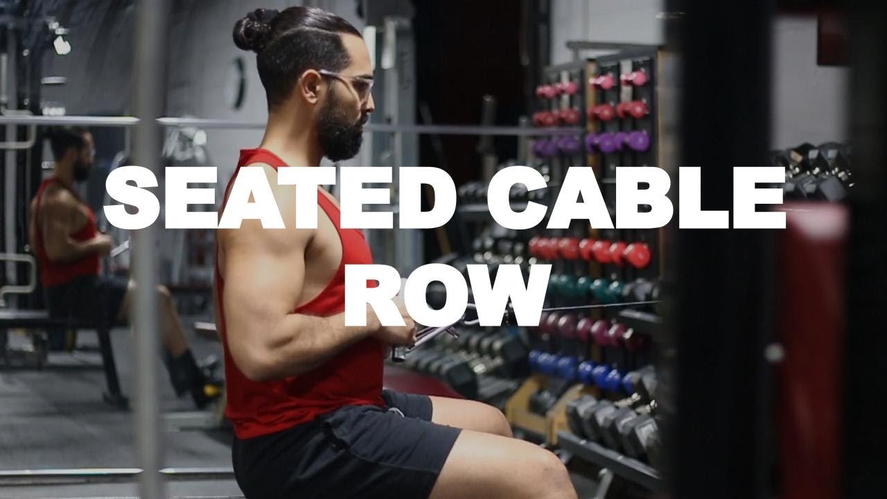 How to do seated cable rows with a neutral grip - YouTube