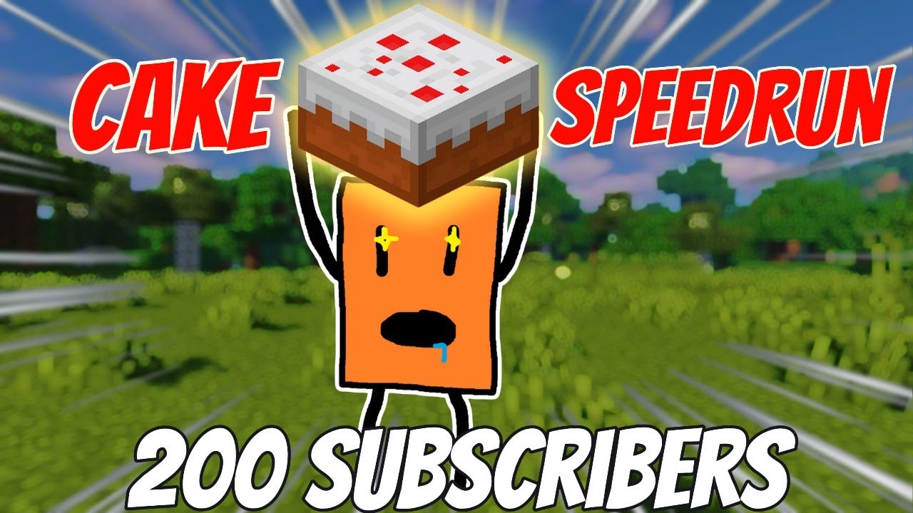 200 Subscriber Special Cake Speedrun! - YouTube