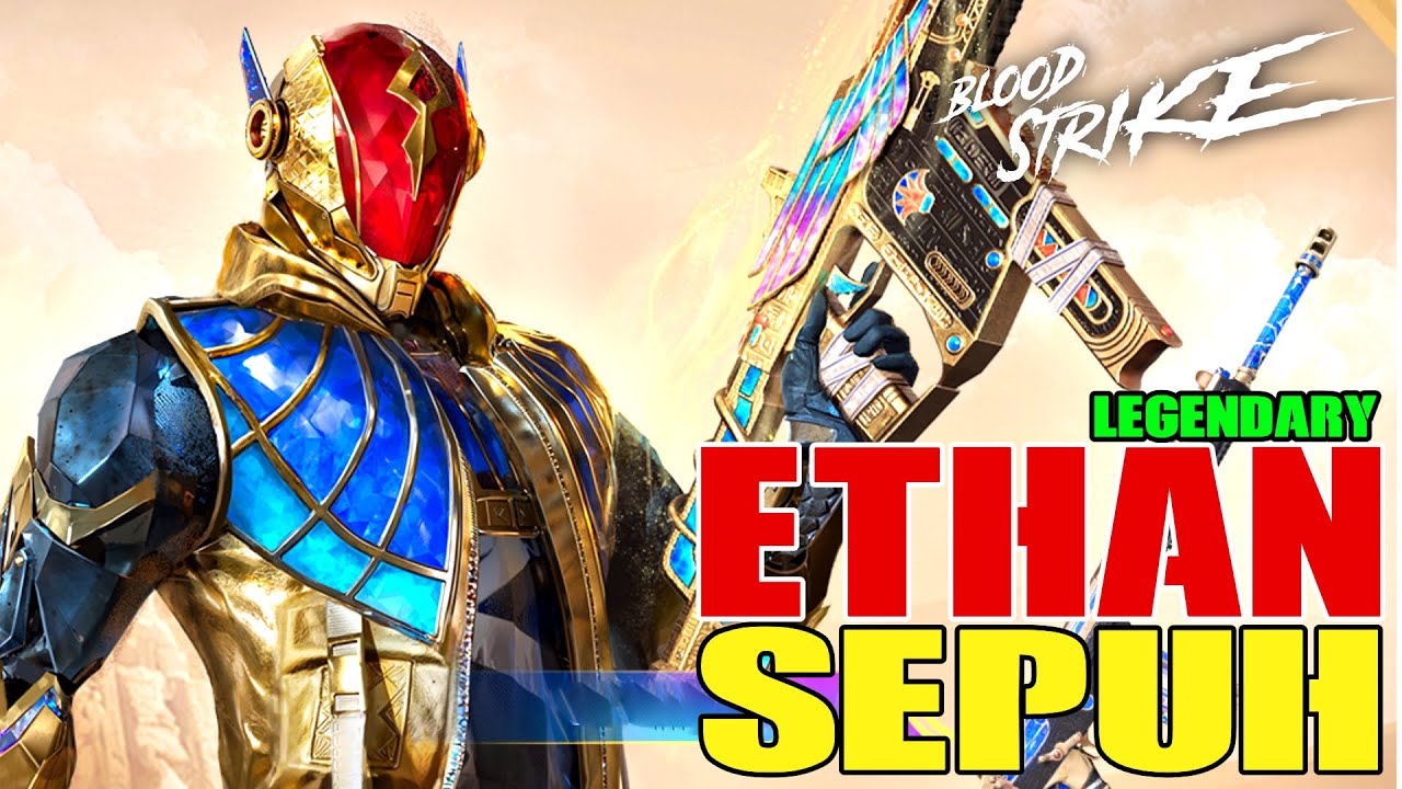 CHAR SEPUH DAPET SKiN LEGENDARY LAGi! LEGENDARY ETHAN GiLDED 😂 Blood Strike Indonesia - YouTube