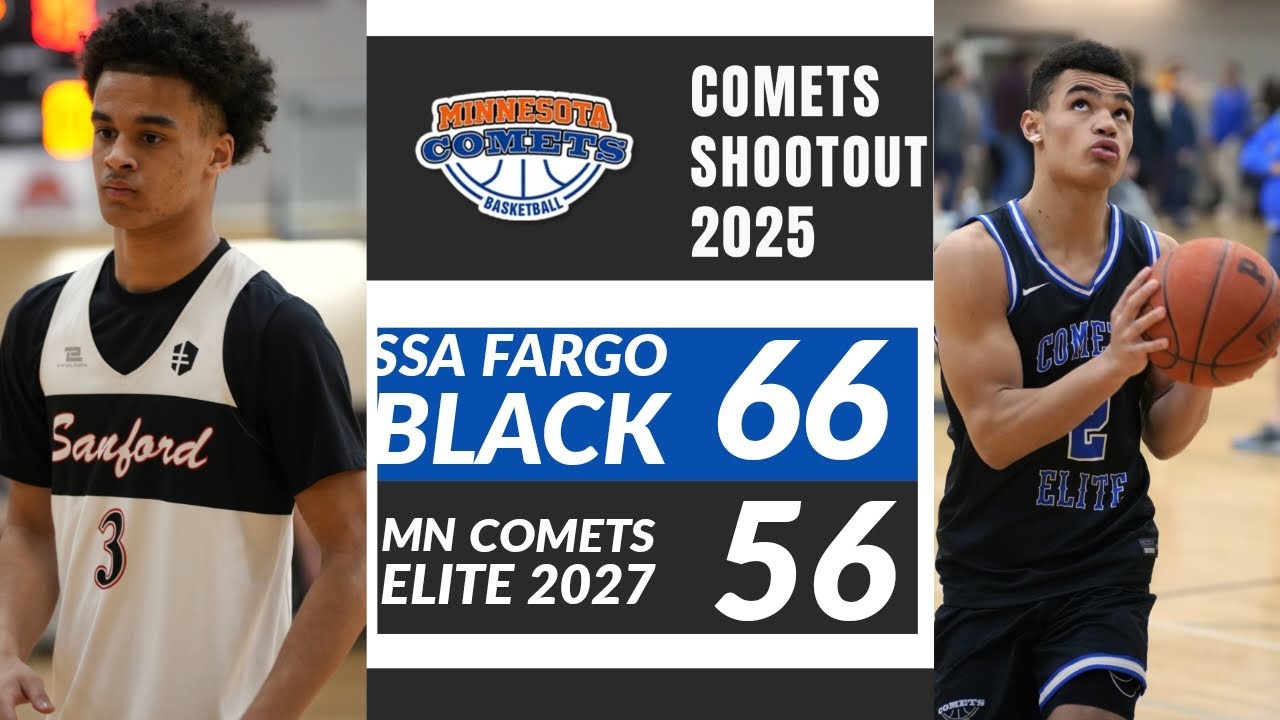 16U Basketball Highlights SSA Fargo Black v MN Comets Elite 2027 at ...