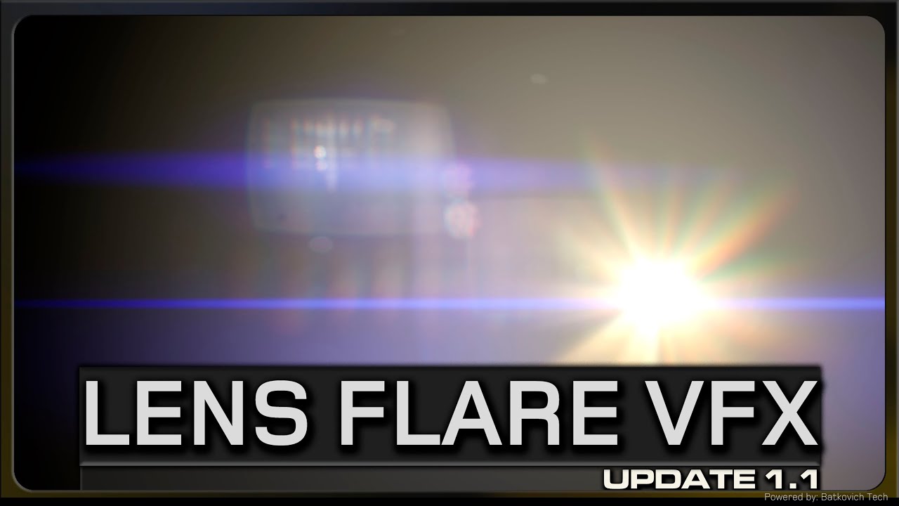 LENS FLARE VFX | PHOTOREAL LENS FLARES FOR UE4/UE5 | UPDATE 1.1 - YouTube