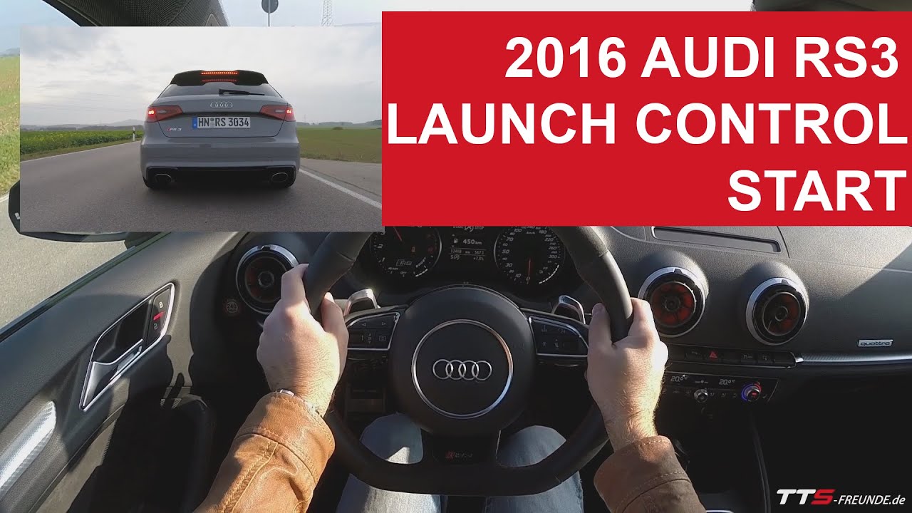 Audi RS3 Launch Control - YouTube