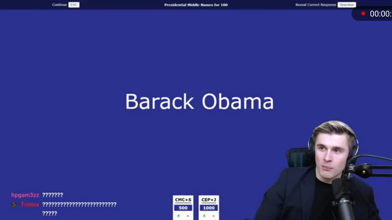Jschlatt on Obama's Middle Name - YouTube
