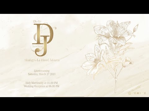 WEDDING RECEPTION OF DICKY & JASELINE