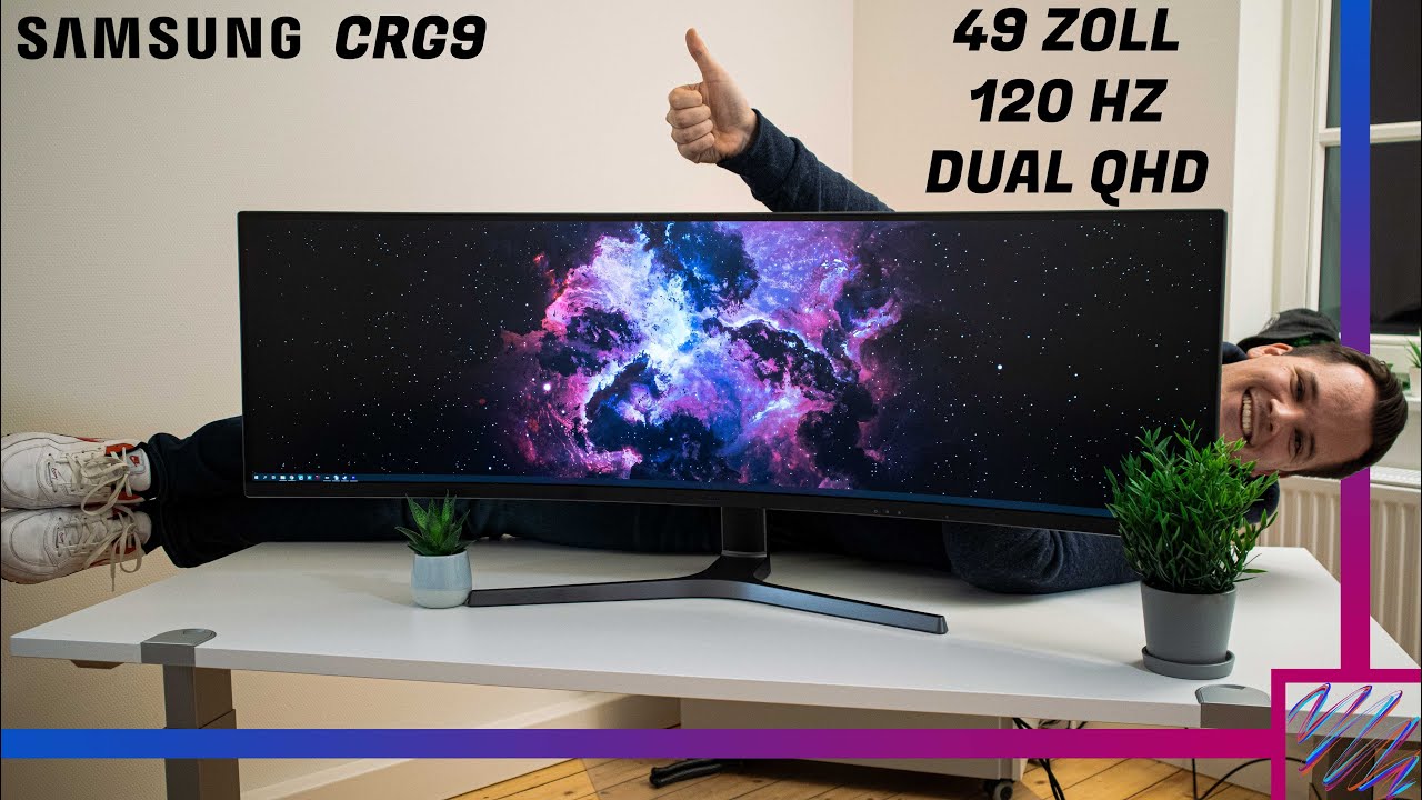 Das 49 Zoll Monitor-Monster | Samsung CRG9 Review - YouTube