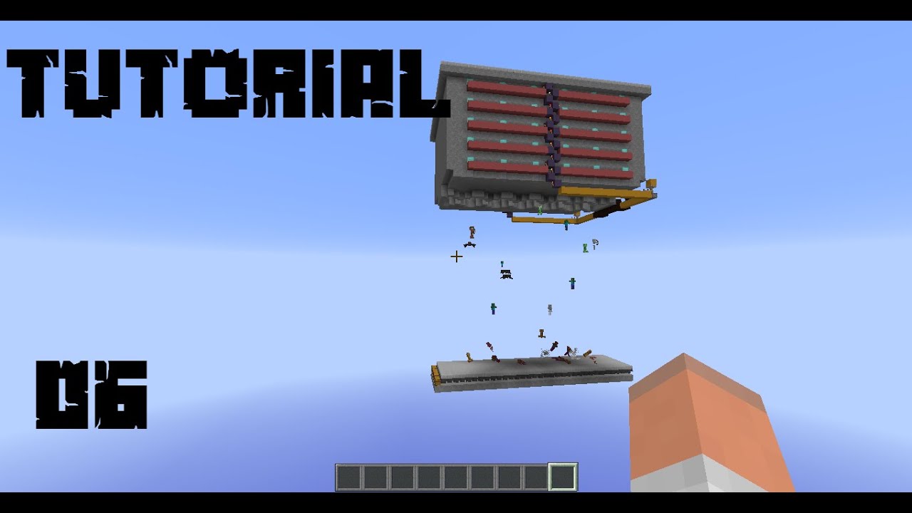 Mob Trap Mega eficiente 13.000 itens/por hora - Minecraft Tutorial #6 ...