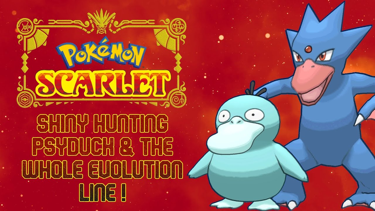Pokemon Scarlet & Violet - SHINY HUNTING PSYDUCK & THE WHOLE EVOLUTION ...