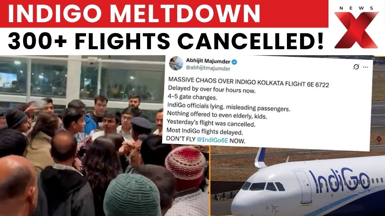 Massive IndiGo Shutdown: Crew Shortage Leads to Hundreds of Flight ...
