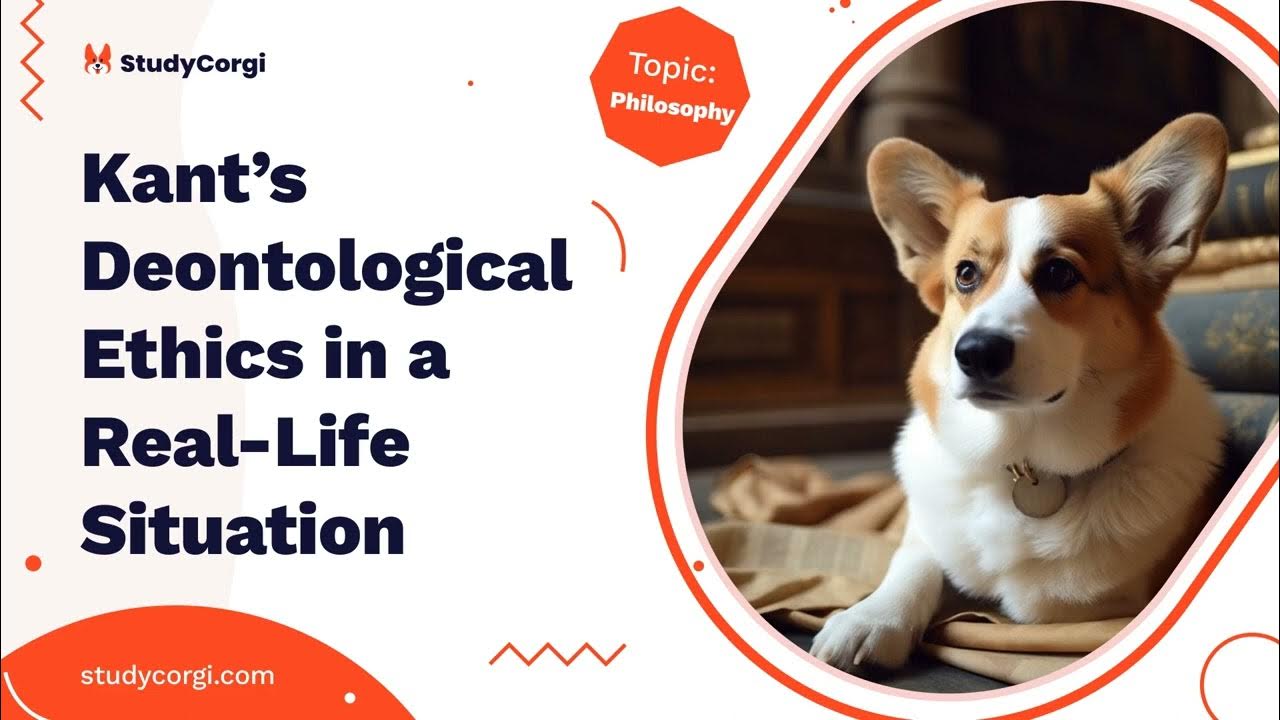 Kant s Deontological Ethics In A Real Life Situation Essay Example kant-s-deontological-ethics-in-a-real-life-situation-essay-example